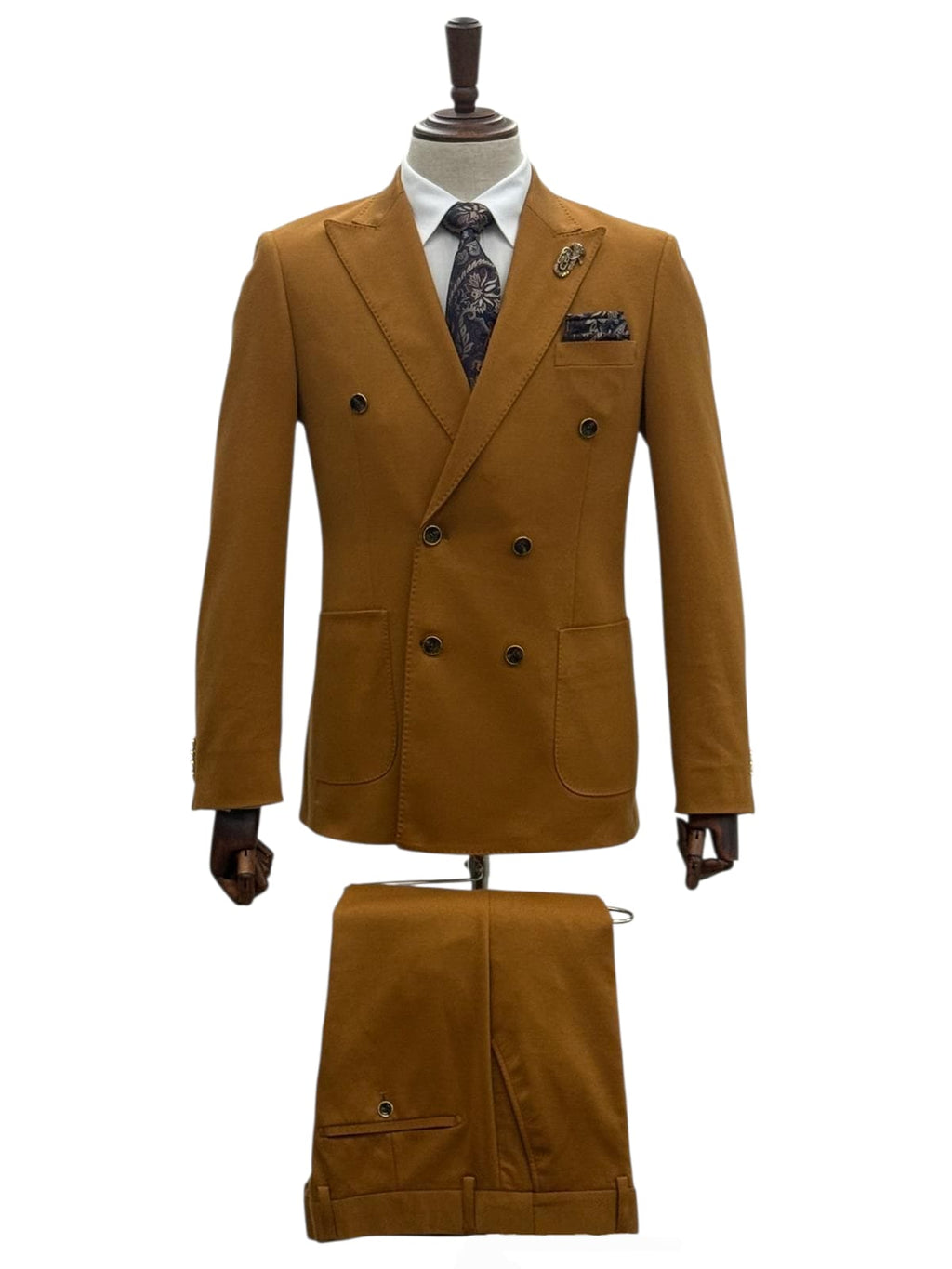 Giovanni Testi Slim Fit Double Breast Suit – Suitfellas
