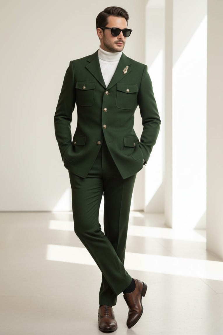 Giovanni Testi 2 Piece Slim Fit Suit – Suitfellas